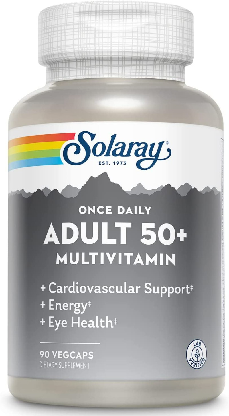 Nature's Discount - Solaray Once Daily Adult 50+ Multivitamin 90 Veg ...