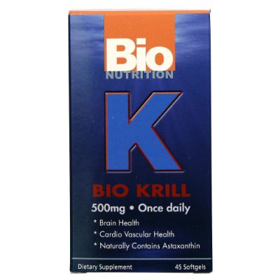 Nature's Discount - Bio Nutrition Bio Krill Oil 500mg 45 Softgels ...