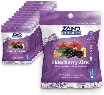 Nature's Discount - Zand Zand Elderberry Zinc Lozenges 15ct (041954000098)