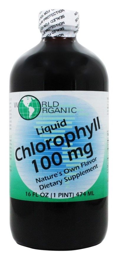 Nature's Discount - World Organics Chlorophyll 100 Mg Liquid 16oz ...