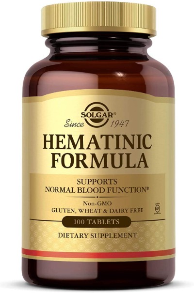 Nature's Discount - Solgar Hematinic Formula 100 Tablets (033984013803)
