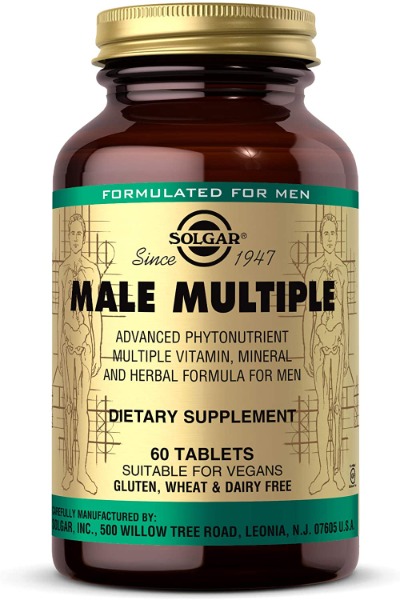 Nature's Discount - Solgar Male Multiple 60 Tablets (033984017443)
