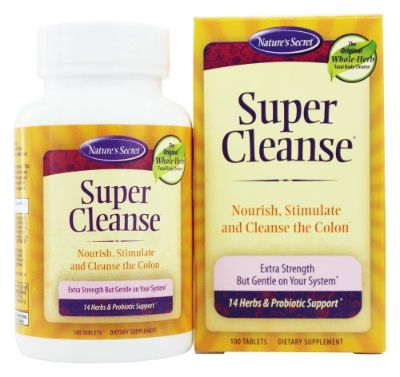 Nature's Discount - Nature's Secret Super Cleanse For Colon 100 Tablets ...