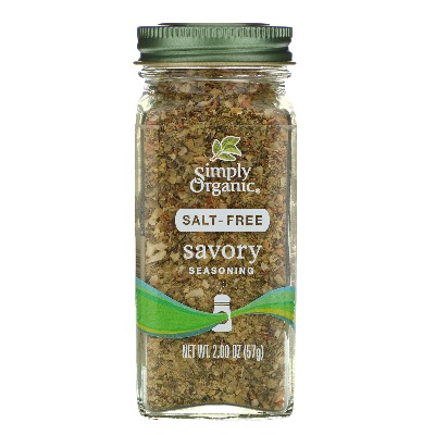 Nature's Discount - Simply Organic Salt-free Savory Seasoning 2 Oz ...