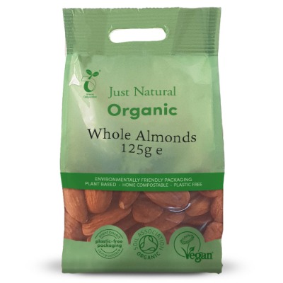 Nature's Discount - Just Natural Organic Organic Almonds, Whole 125g ...