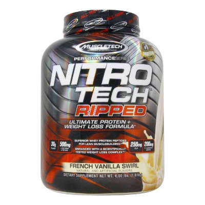 Nature's Discount - Muscle Tech Nitro Tech Ripped Vanilla 4lbs ...