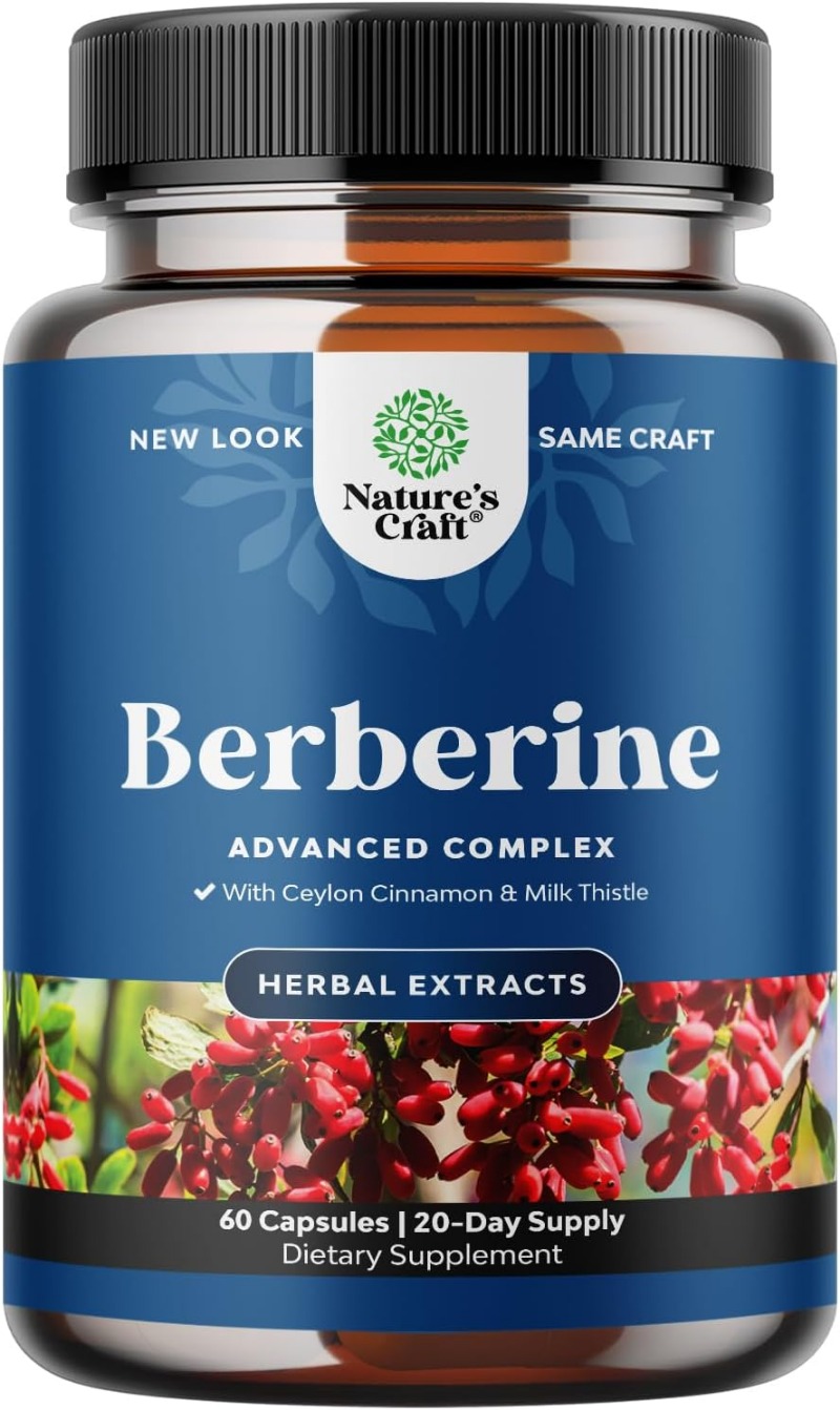 Nature's Discount - Nature's Craft Berberine Complex 60 Capsules ...