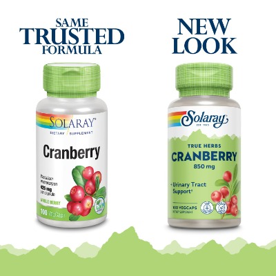 Nature's Discount - Solaray Cranberry 425mg 100 Veg Caps (076280119923)