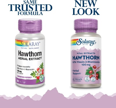 Nature's Discount - Solaray Hawthorn Aerial Extract 100mg 60 Veg Caps ...