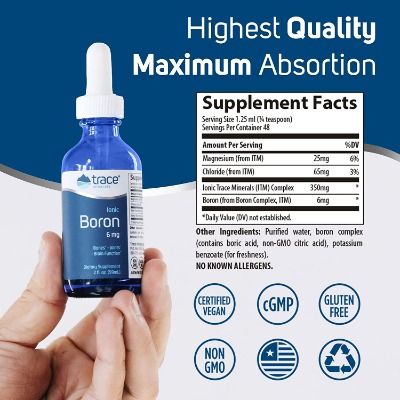 Nature's Discount - Trace Minerals Liquid Ionic Boron 6mg 2oz ...